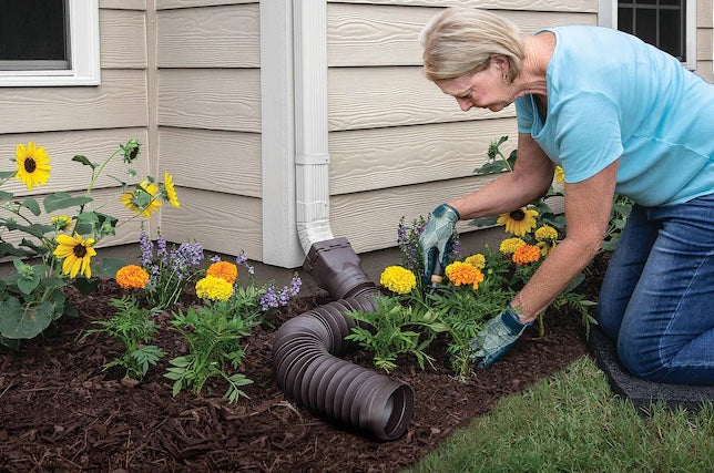 Universal Professional Grade Rain Gutter Flexible Downspout Extension ...