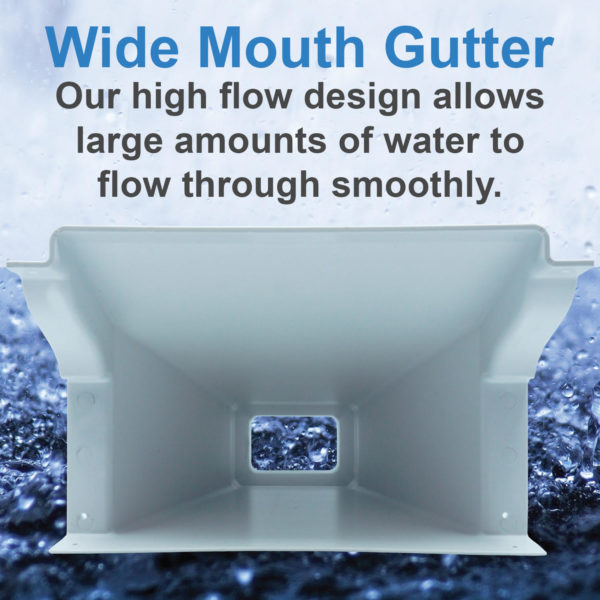 EXTREME Flo Downspout Outlet: High Flow Downspout Outlet for Gutters ...