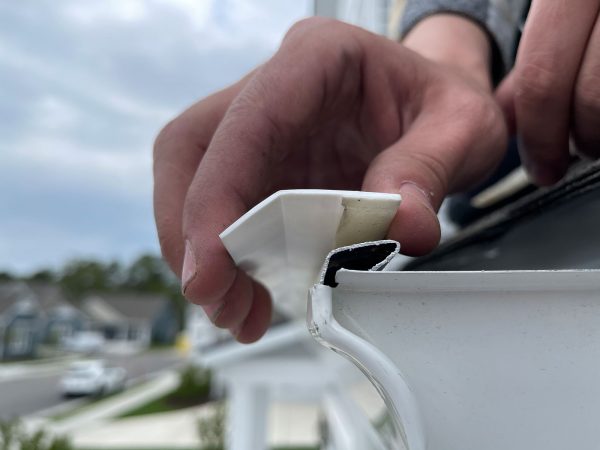 Original Gutter Edge™ Peel N' Stick Seamless design proven to keep you